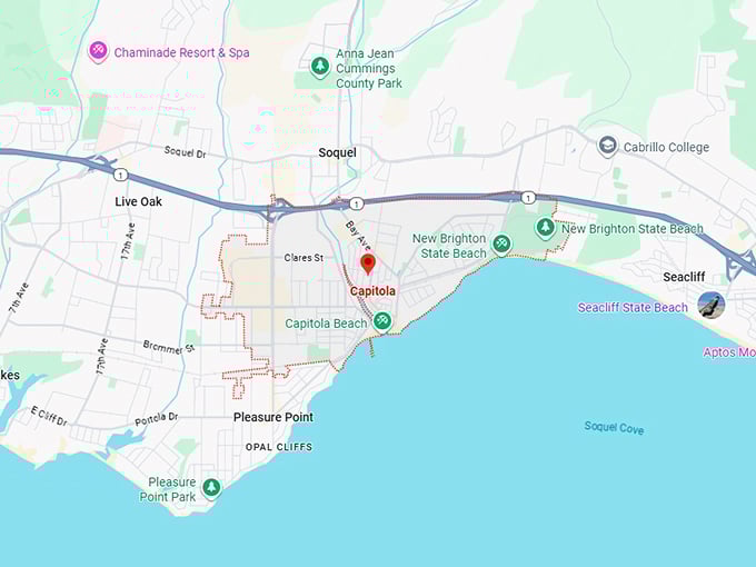 16. capitola map