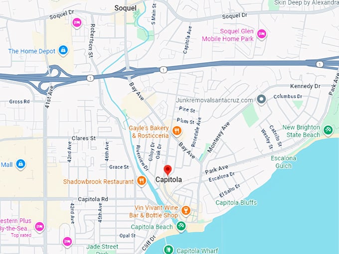 16. capitola map