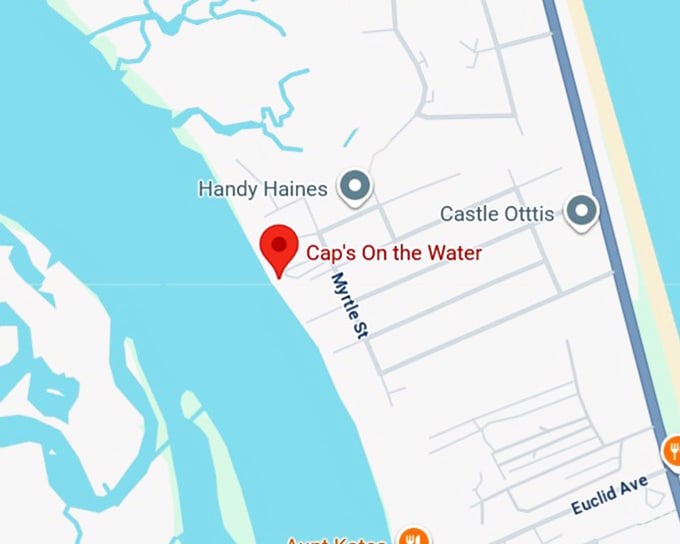 16. cap’s on the water map