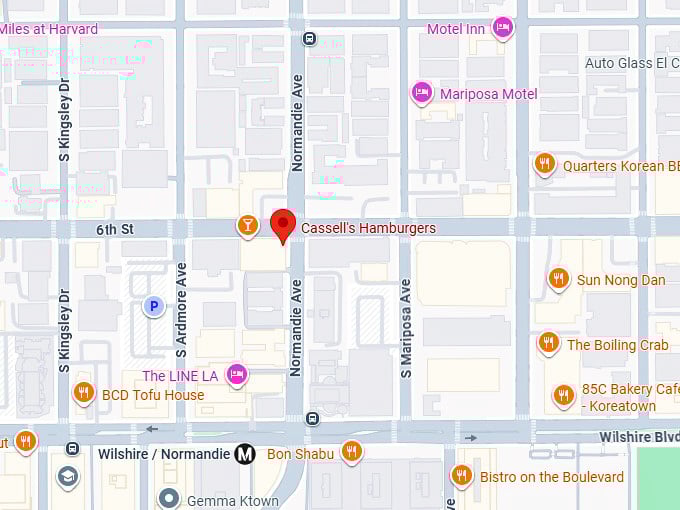 16. cassell's hamburgers map