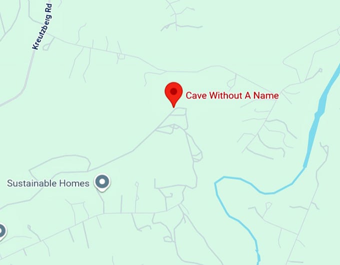 16. cave without a name map