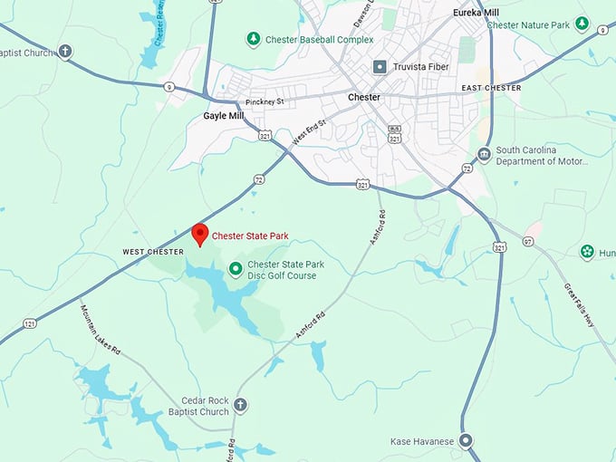 16. chester state park map