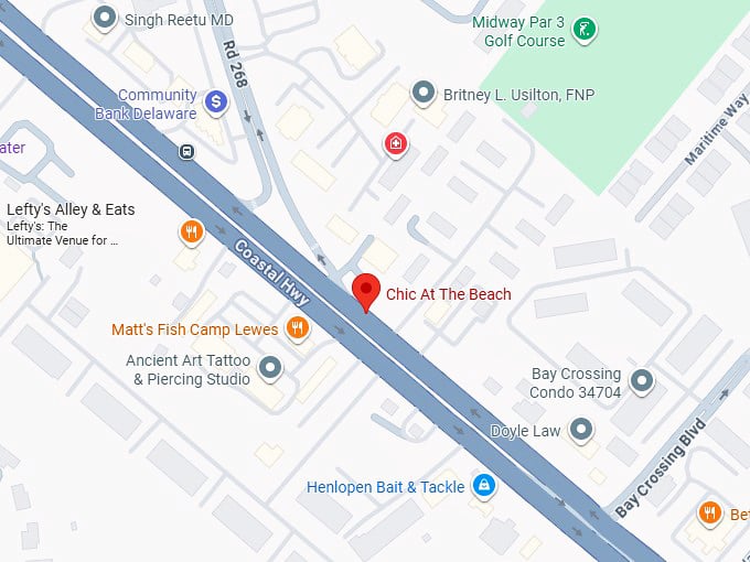 16. chic at the beach map