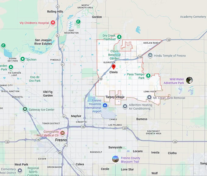 16. clovis map