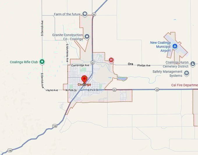 16. coalinga map