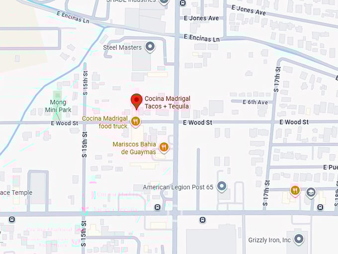 16. cocina madrigal tacos + tequila map