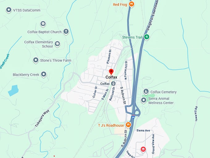 16. colfax map
