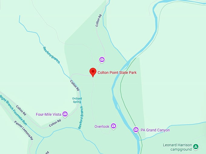 colton point state park map