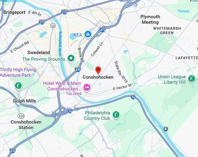 16. conshohocken map