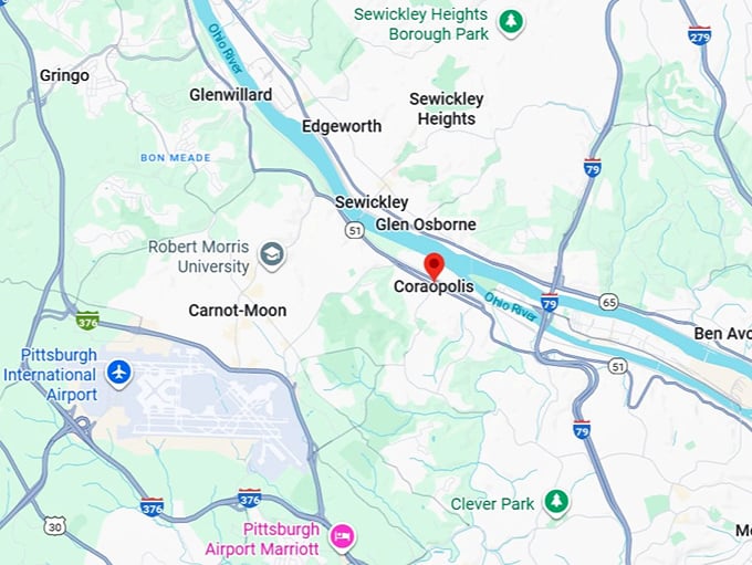 16. coraopolis map