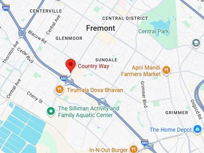 16. country way map