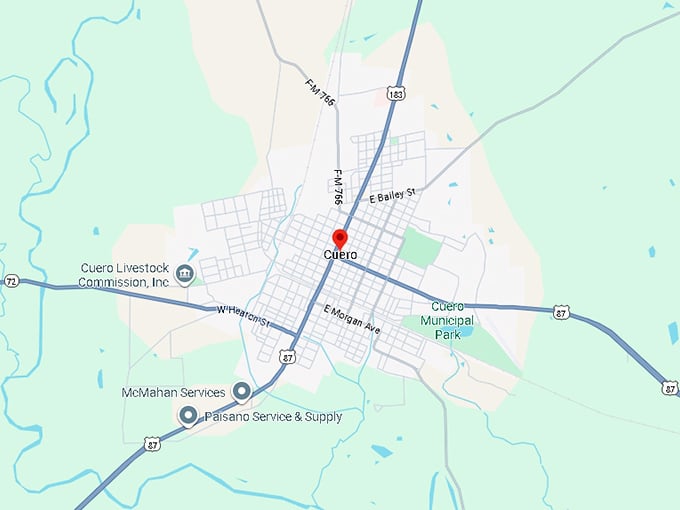 16. cuero map