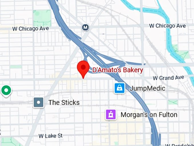 16. d’amato’s bakery map