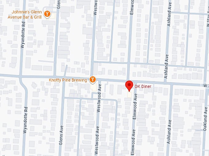 16. dk diner map