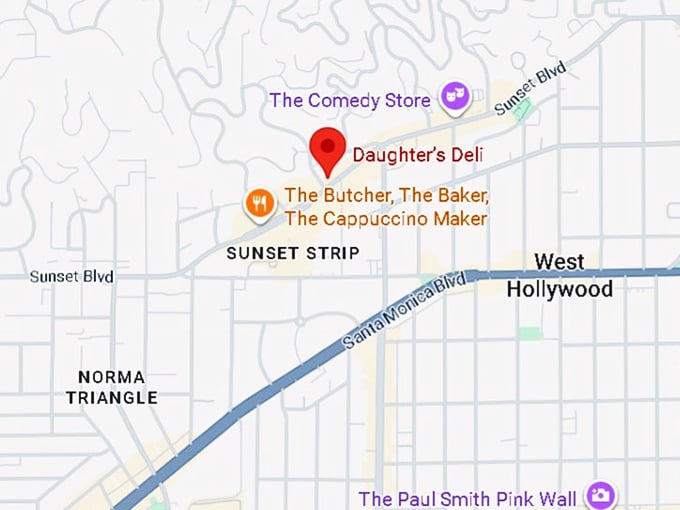16. daughter’s deli map