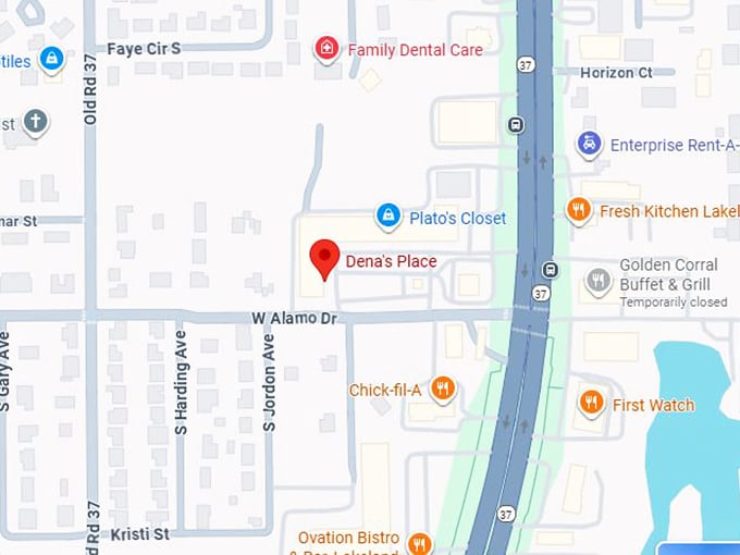 16. dena's place map