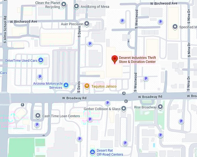 16. deseret industries thrift store & donation center map