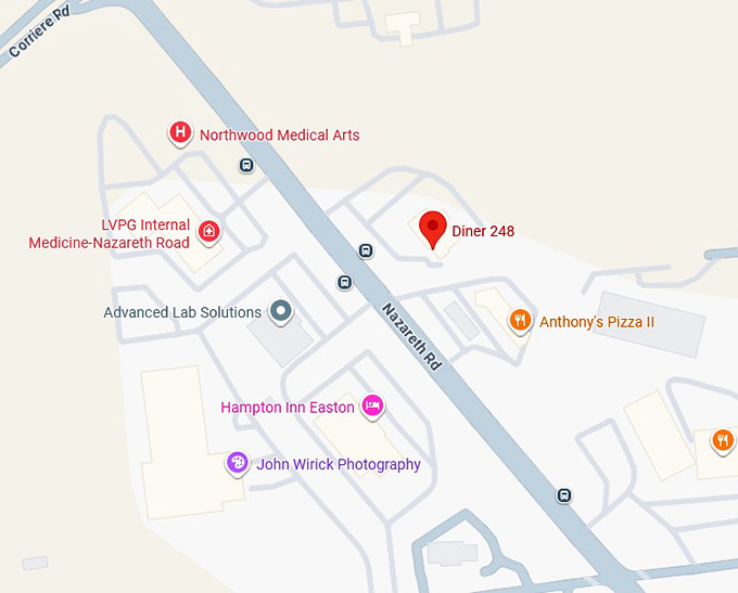 16. diner 248 map