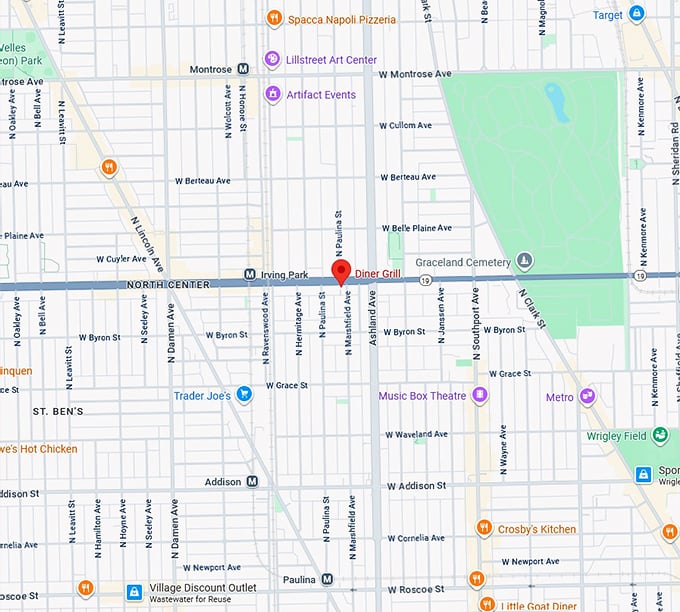 16. diner grill map