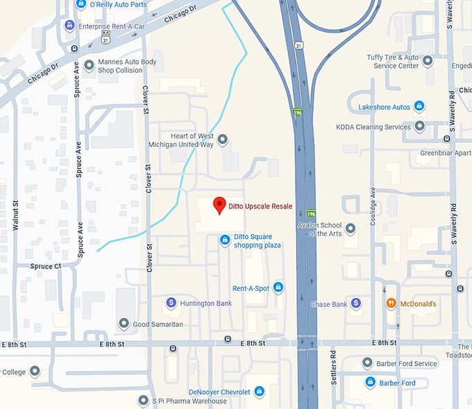 16. ditto upscale resale map