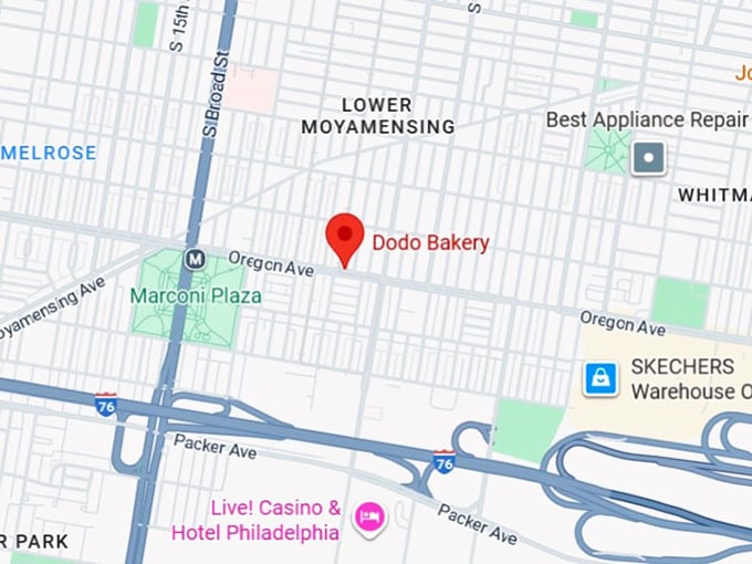 16. dodo bakery map