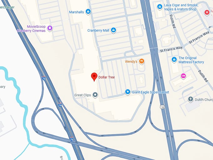 16. dollar tree map