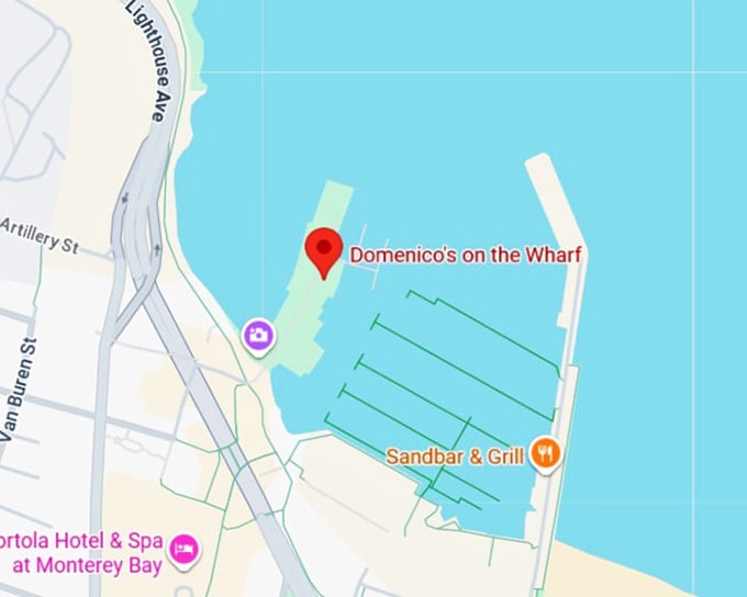 16. domenico’s on the wharf map