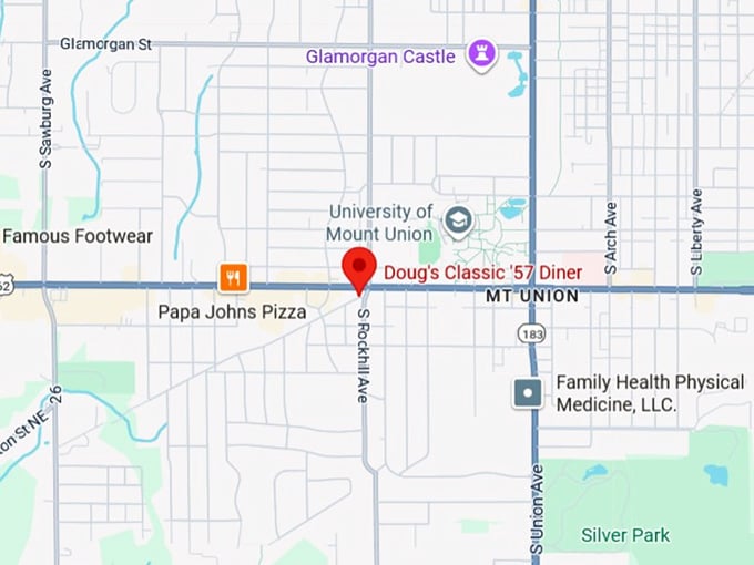 16. doug’s classic ’57 drive‑in map