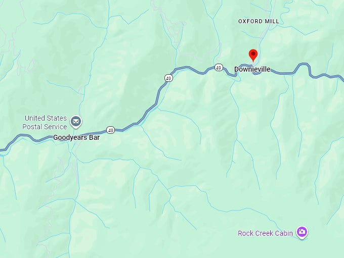 16. downieville map
