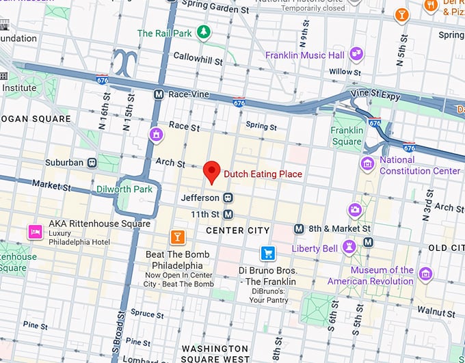 16. dutch eating place map