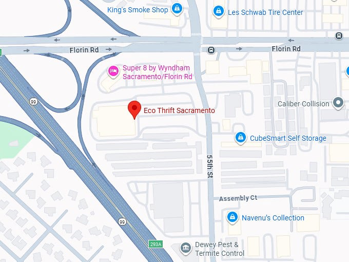 16. eco thrift sacramento map