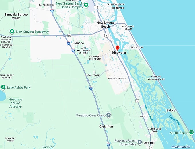 16. edgewater map