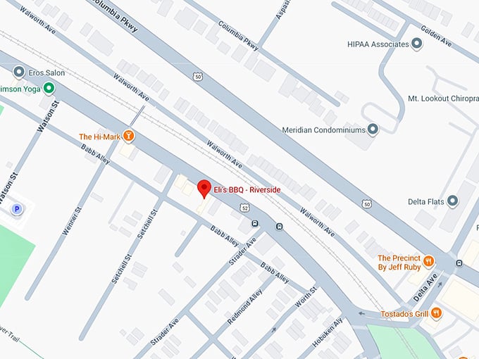 16. eli's bbq riverside map