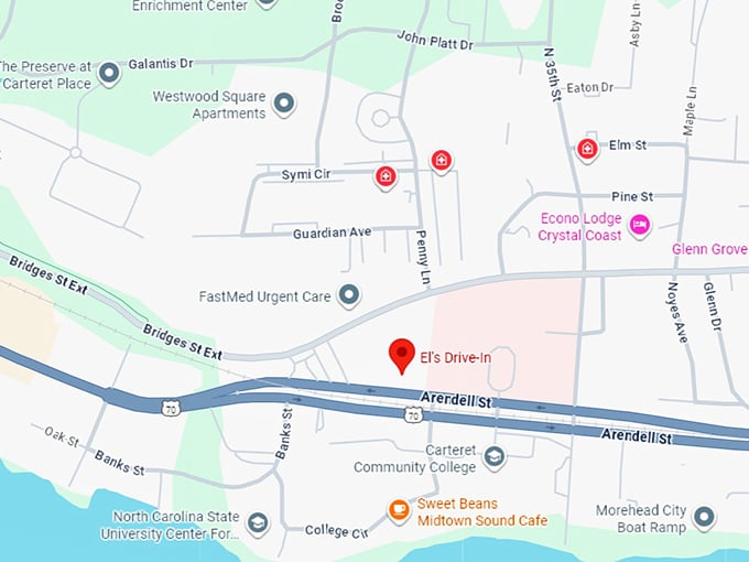 16. el's drive in map