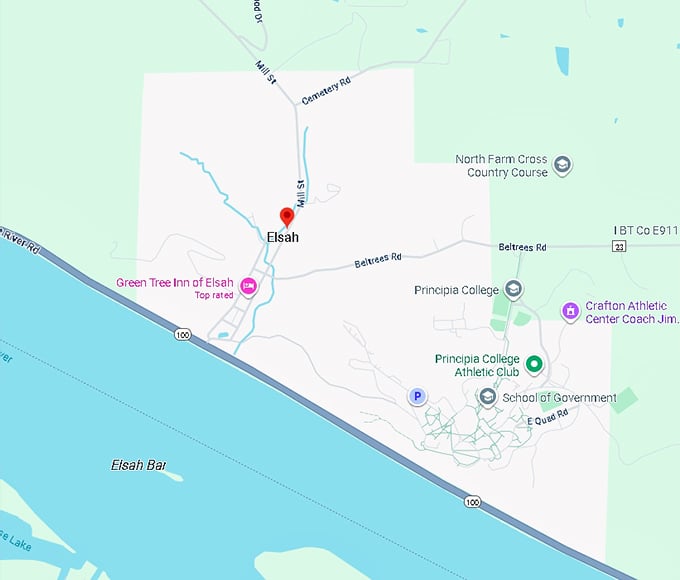 elsah map