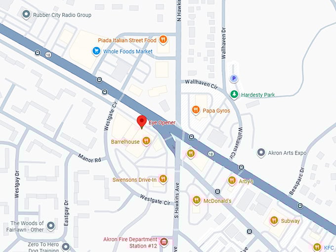 16. eye opener map