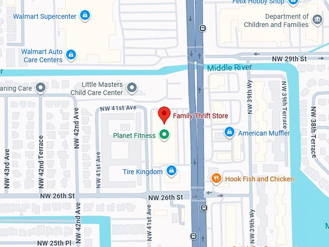 16. family thrift store map