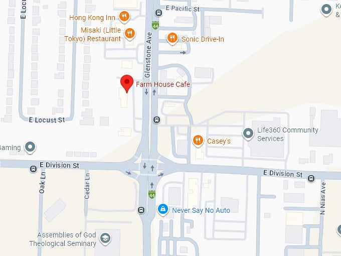 16. farm house cafe map