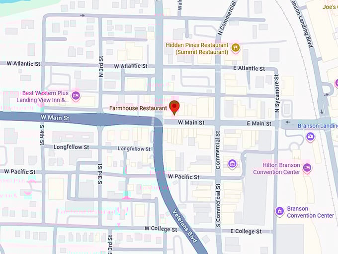 16. farmhouse restaurant map