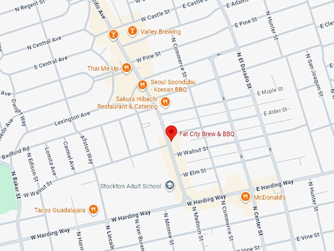 16. fat city brew & bbq map