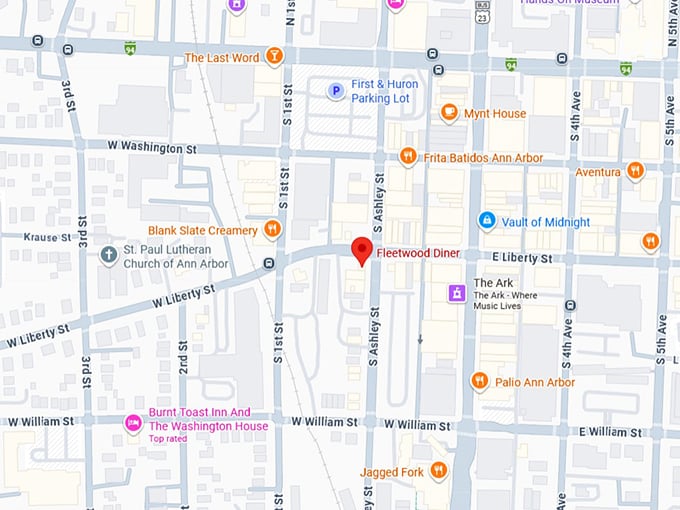 16. fleetwood diner map