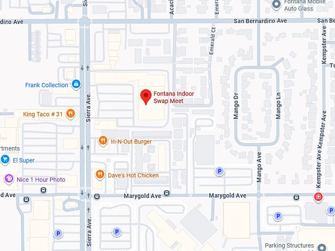 16. fontana indoor swap meet inc map