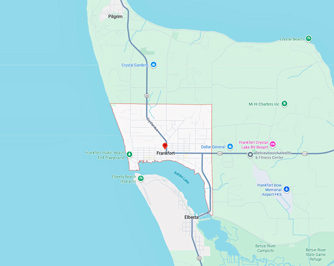 16. frankfort map