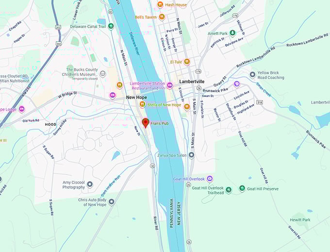 16. fran's pub map