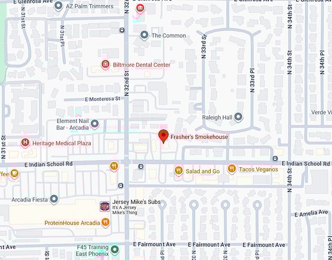 16. frasher's smokehouse map