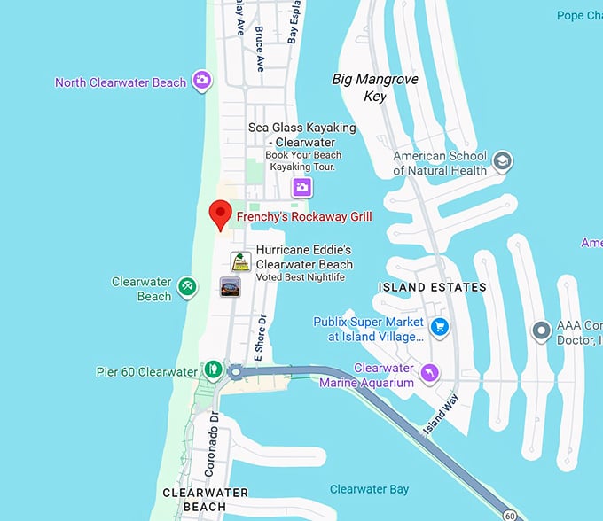 16. frenchy's rockaway grill map