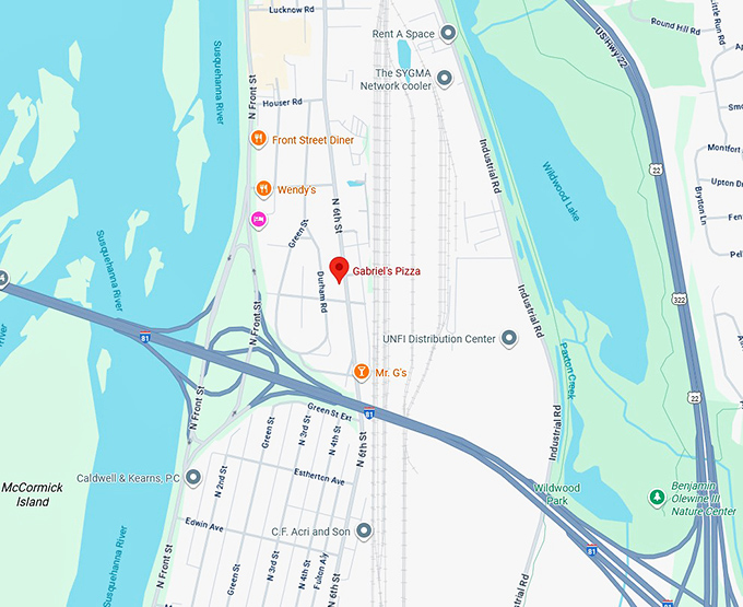 16. gabriel’s pizza map
