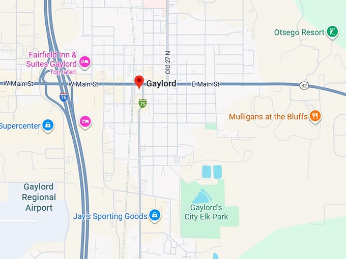 16. gaylord map