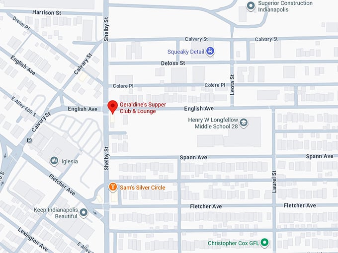 16. geraldine’s supper club map