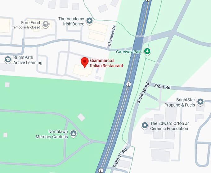 16. giammarco’s italian restaurant map